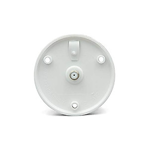 Thetford RV Camper Coaxial Antenna/Cable TV Plate Large Jack Cover Polar White PN 94320