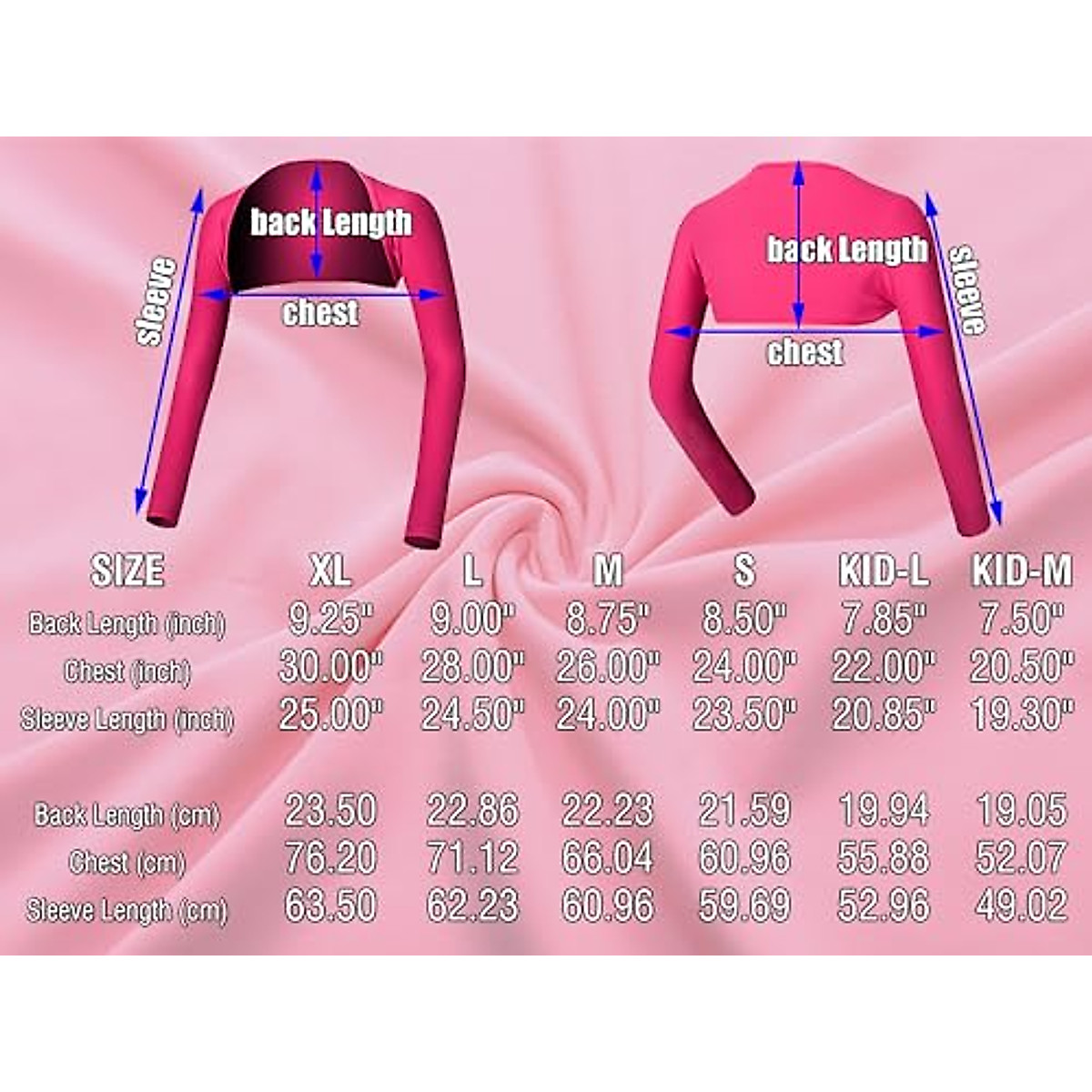 COOUV Lightweight UPF50+ UV Protection Cool Knit Shawl Arm Sleeves Sports Athletic Compression Shrug Sun SPF50 Sunscreen (Grey, X-Large)