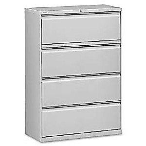 Lorell Fortress Lateral File, Light Gray