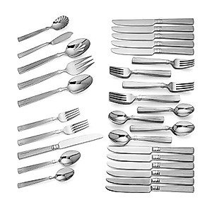 Reed & Barton 0 Crescendo II 65-Piece Flatware Set, Silver