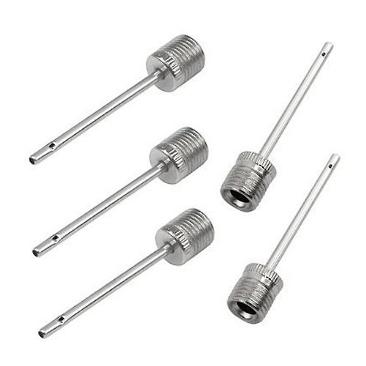 Silvery Air Inflation Sports Ball Point Needle 5PCS