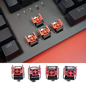Hot-Swappable DIY Clicky Linear Optical Switches for Razer Huntsman Elite Kit Red Mechanical Gaming Keyboard Accessories hot swap switches Keyboard
