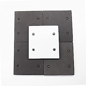 Adiyer 6-Pack Replacement Self Adhesive Foam Sander Pad Back Mat for Makita 4510