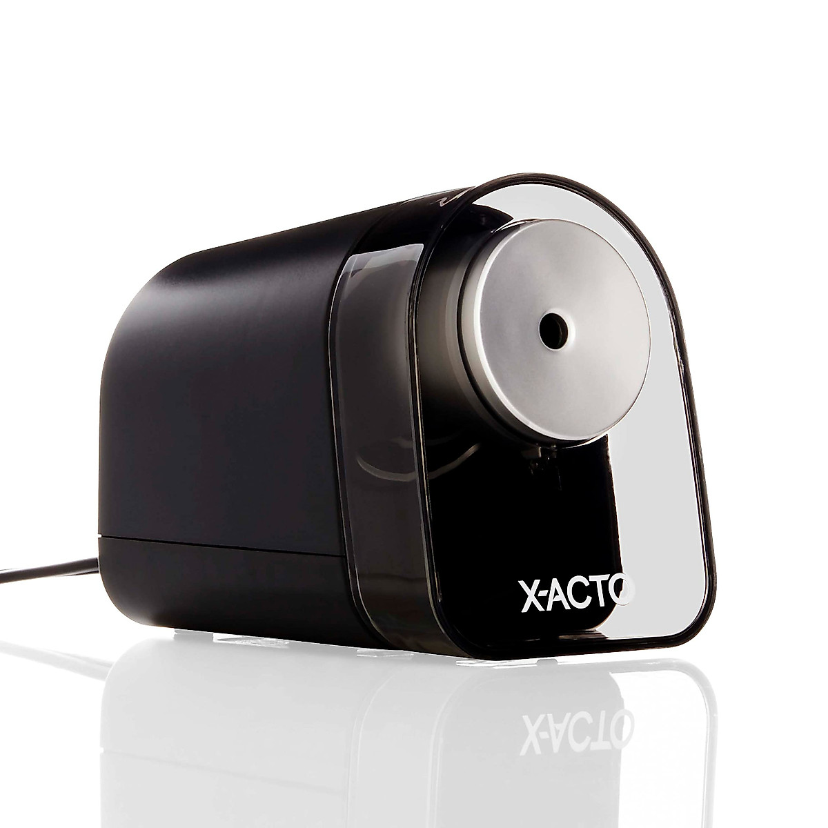 X-ACTO Electric Pencil Sharpener | XLR Heavy Duty Electric Pencil Sharpener, Quiet Motor, Pencil Saver Technology, Auto-Reset and Safe Start