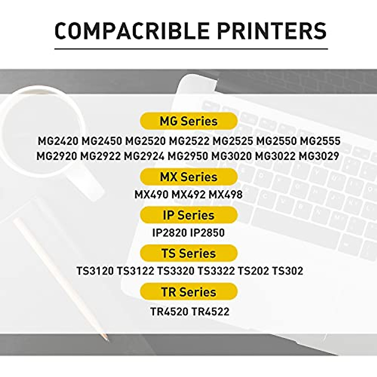 batuto Remanufactured Inkjet Replacement for Canon PG-245XL CL-246XL 245 246 XL (1 Black, 1 Tri-Color) for Pixma MX492 MX490 MG2520 MG2920 MG2420 MG2522 MG2922 MG2525 MG3022 MG3020 IP2820