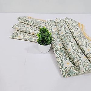 Trade Star Beautiful Indian Hand Block Print Natural Dye 100% Cotton Sewing, Crafting Fabric (Pattern - 3)