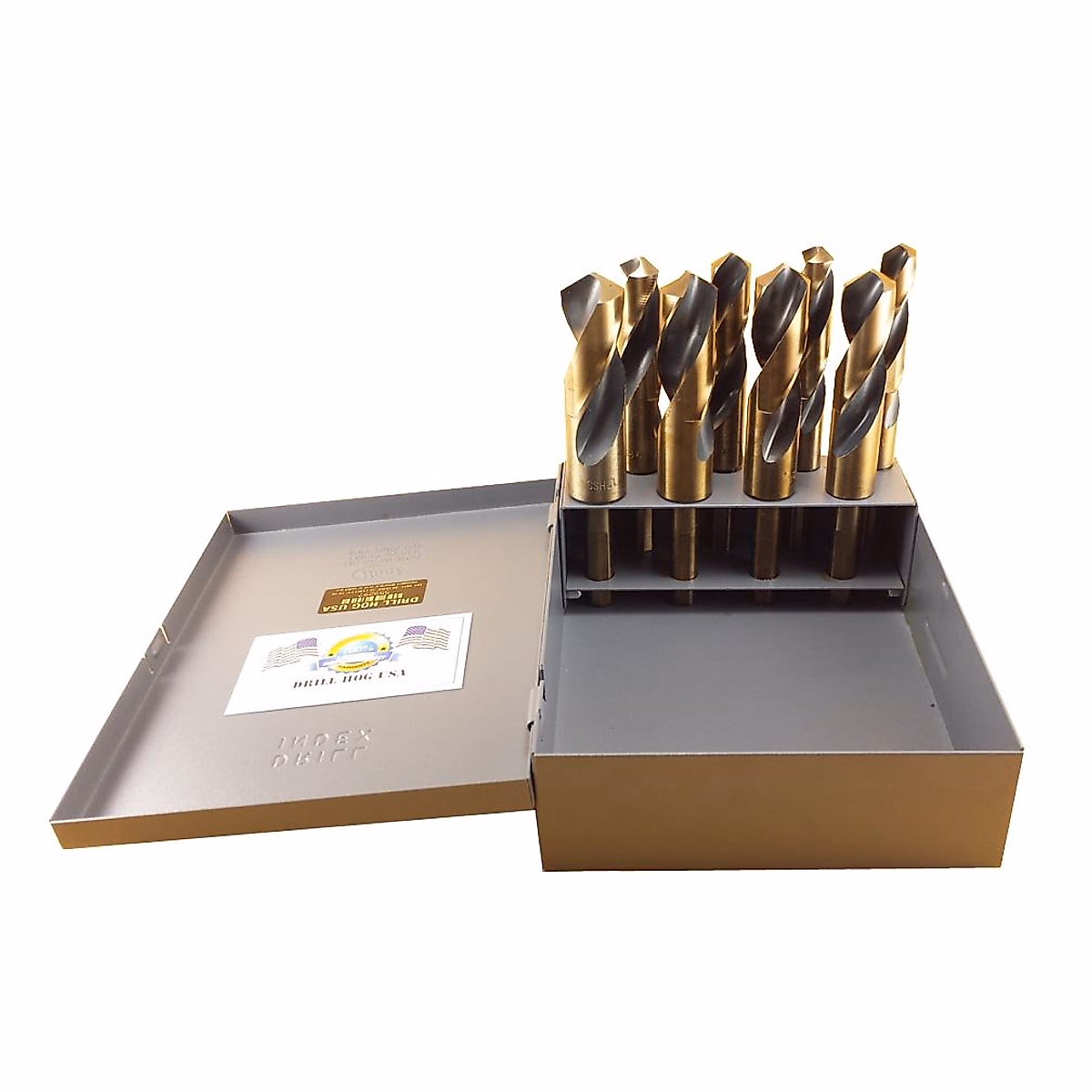 Drill Hog Cobalt M42 Silver & Deming Drill Bit 9/16" - 1"