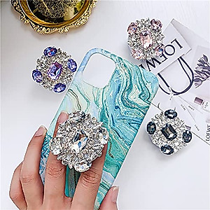 Bzybel Big Crystal Rhinestones Cell Phone Ring Holder Electronics Ring Holder Stand Finger Ring Kickstand Compatible Various Mobile Phones or Phone case Electronic Accessories