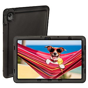 BobjGear Bobj Rugged Tablet Case for Lenovo Tab P11 (TB-J606F), Tab P11 Plus (TB-J616F) (NOT for P11 2nd Gen TB350FU) 11.0 Kid Friendly (Bold Black)