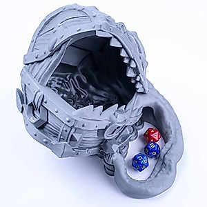 3D Vikings Mimic Chest Dice Tower for All Dice Sizes. Perfect Dice Roller for Dungeons and Dragons, Tabletop RPG, Miniature Games and Board Games