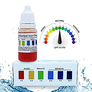 Ph Test Liquid Kit for Drinking Water Measures pH Level of Water More Accurately Than Test Strips pH Starter Kit Drops Easy to Use