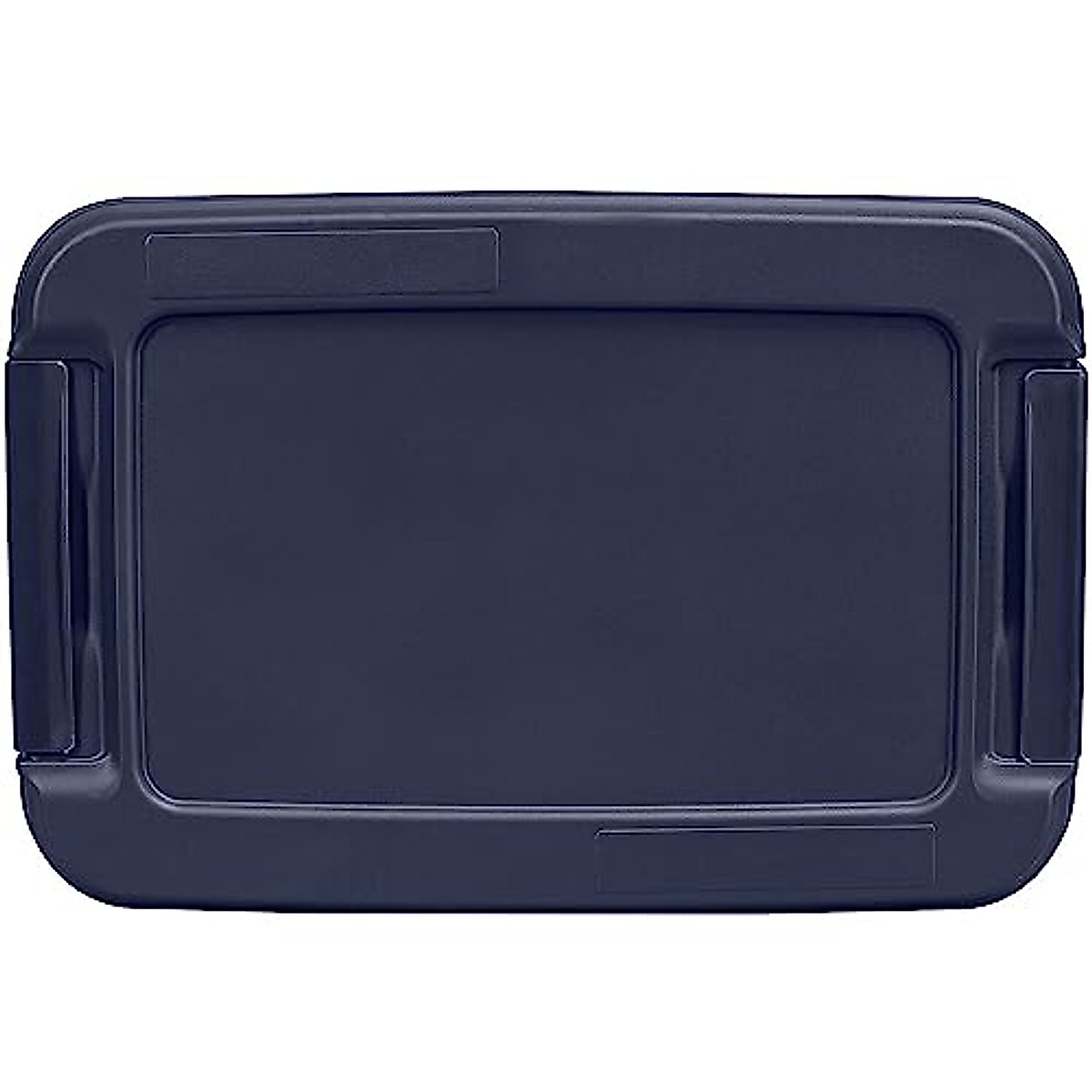 Home Logic 6.5 Qt. Latch Lid Storage Tote, Clear/White, 8/Pack (HLCOM7249010759)