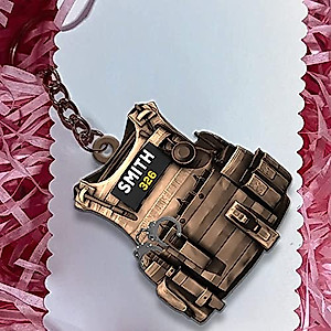 Custom Police Officer Gifts Keychain, Customize Police Gifts For Him Keychain, Custom Police Gifts, Police Gifts For Dad (A0) Custom to Select