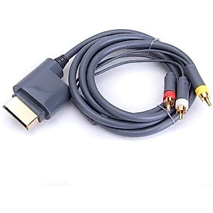 CHILDMORY AV Audio Video Optical Cable Cord for Xbox 360 Console Video Game