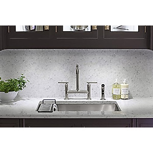 Kohler K-5409-NA Strive 29-Inch x 18-5/16-Inch Undermount Medium SingleBowl Kitchen Sink, Stainless Steel