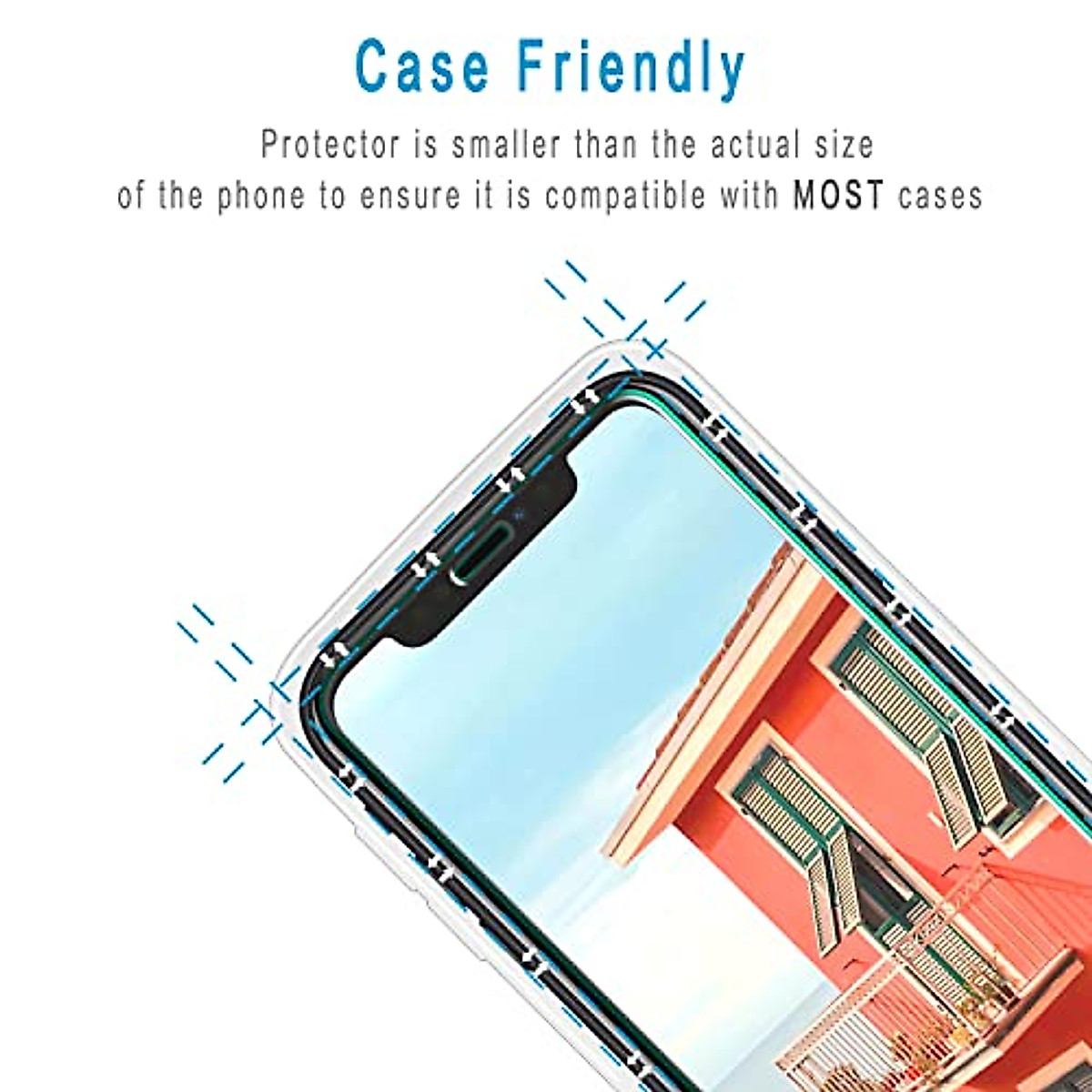 HPTech 2-Pack Tempered Glass for Apple iPhone 11, iPhone XR [6.1-inch] Screen Protector, Easy to Install, Bubble Free, 9H Hardness