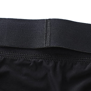 BRODDLE Men's Jockstrap Stretchy Nylon Pouch Workout Performance Athletic Supporters for Men Black XX-Large