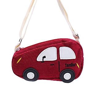 Suillty Kids Toddlers Cute Mini Car Shape Crossbody Bag Little Boys Girls Small Coin Purse Wallet Shoulder Handbags