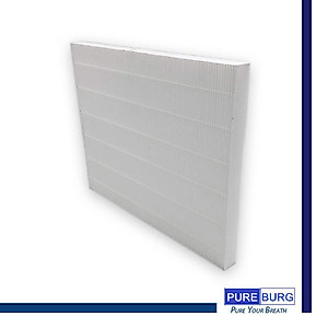 PUREBURG AeraMax 300 Replacement True HEPA Filter Set Compatible with Fellowes HF-300 fits Fellowes AP300PH HF300 AeraMax 290 300 DX95 Air Purifier Part 9287201