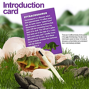 Touber Dinosaur Eggs Excavation, Dig a Dozen Dino Eggs Kit Dinosaur Eggs for 4-11 Year Olds Kids Easter Gifts for 5-12 Year Olds Boys Girls Easter Toys for Kids STEM Games for Kids 6-13 - Easter Eggs