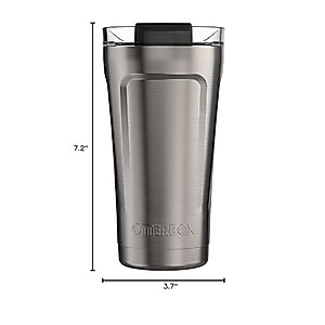 OtterBox Elevation Tumbler with Closed Lid - 16OZ (Silver)