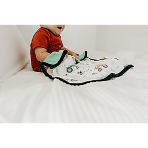 Copper Pearl 3-Layer Knit Security Blanket Set Sized 16" x 16" 2-Pack Jo