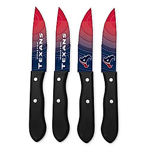 Sports Vault NFL Houston Texans Steak Knive Set