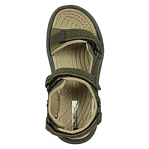 Mountain Warehouse Crete Mens Sandals - Soft, Walking, Summer Khaki 12 M US Men