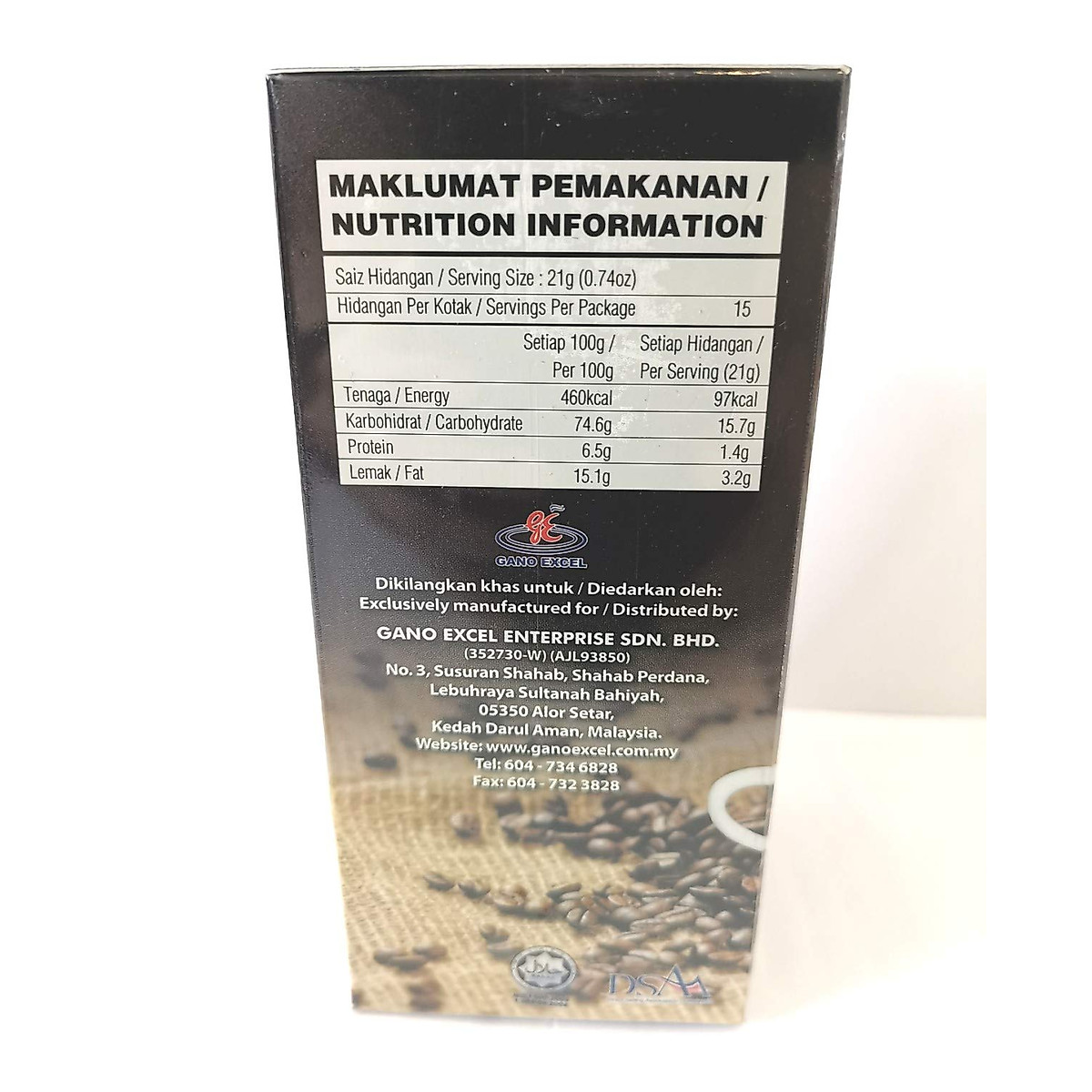 3 boxes Gano Cafe GanoCafe 3 in 1 Ganoderma Coffee