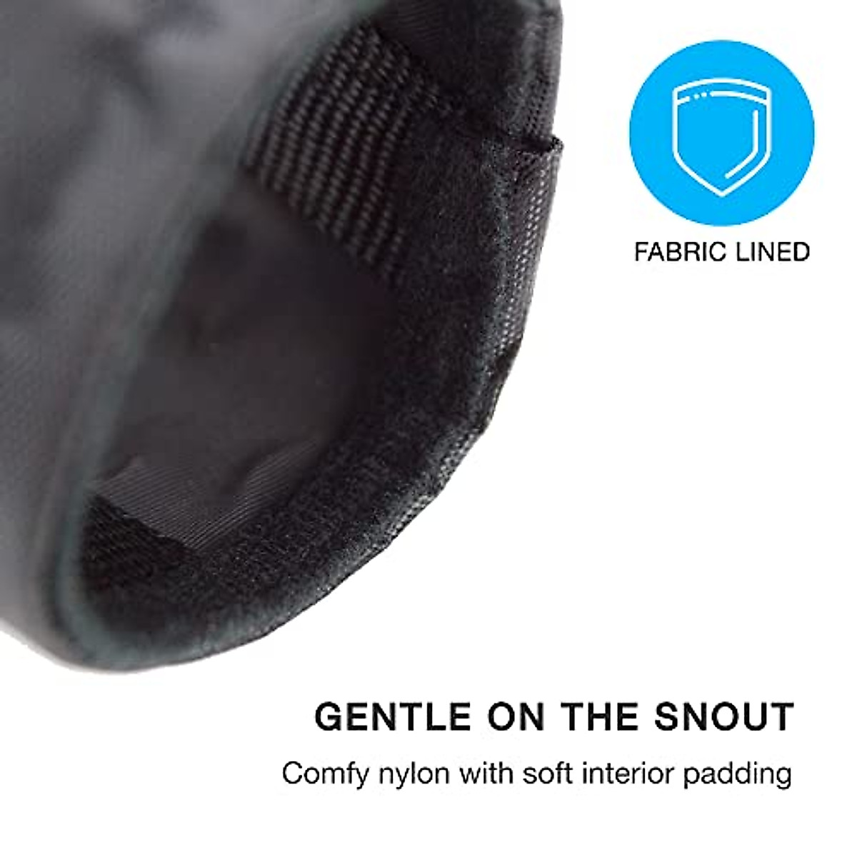 Weebo Pets Breathable Nylon Cloth Safety Muzzle (XXS)