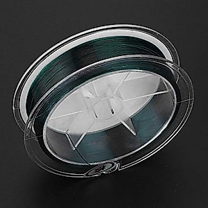 Tgoon Nylon Fishing Line, Stretch Wear-Resistant Flexible Fish Line Stable Competitive Fishing Line for Salt Water for Anglers(Green, 8.0)