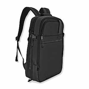 Duchamp Getaway Expandable Carry-On Backpack Suitcase (Black)