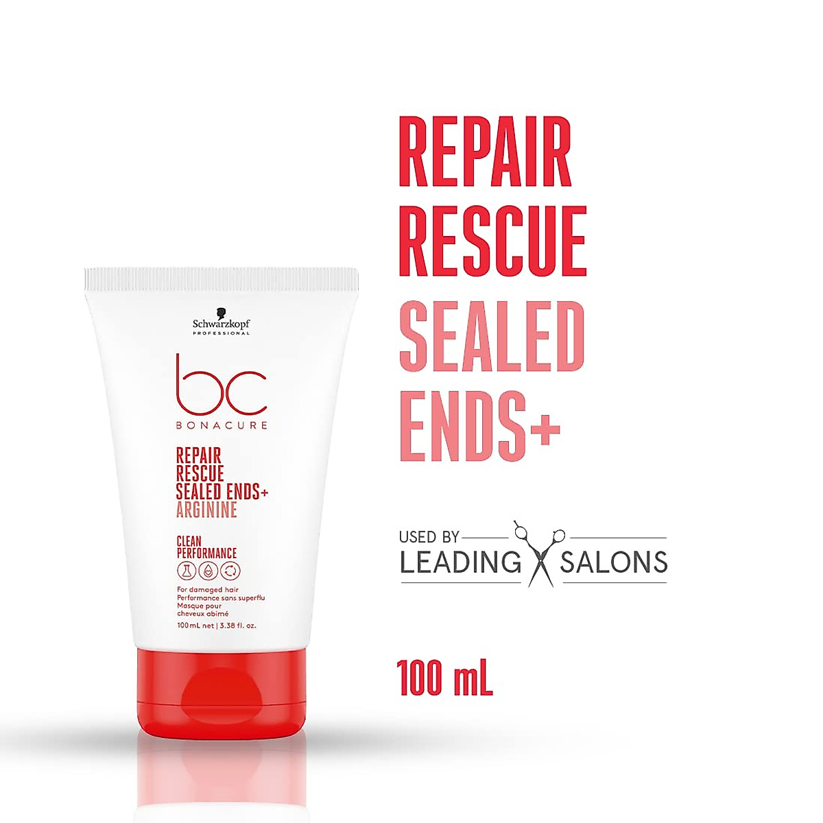 Schwarzkopf BC BONACURE Peptide Repair Rescue Sealed Ends, 2.5-Ounce, Packaging May Vary