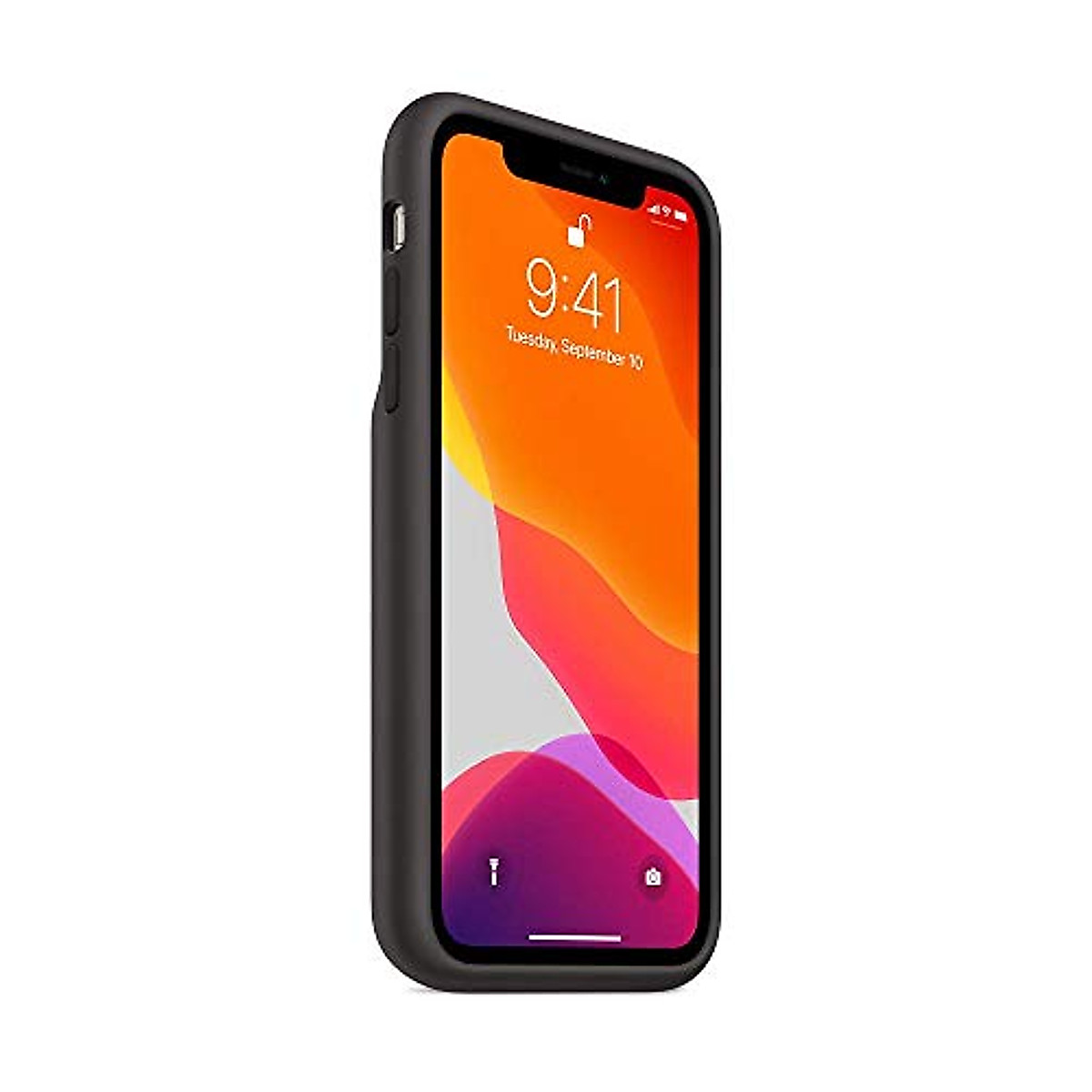 Apple iPhone 11 Smart Battery Silicone Case with Wireless Charging - Black