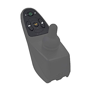 AlveyTech Keypad for 4-Key Dynamic Shark DK-REMD01 and DK-REMD02 (MK5 SPJ+) Joysticks - Replacement Power Chair Joystick Controller Rubber Pad (MC-GLA80843 / 1165094/82674 / 301201-22 / PLSINDV1264)