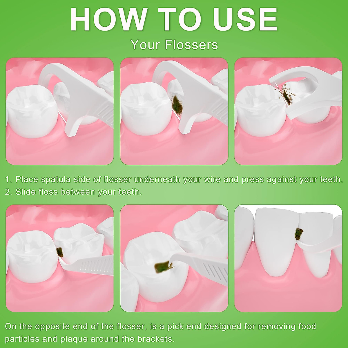 Dental Floss Picks Dispenser 2 Box-Professional Shred Resistant Flossers-176 Count LIAMOSS Superfine Toothpicks Sticks-Unique Sealed Storage-More Hygienic Floss Storage-Adults Best Dental Oral Care