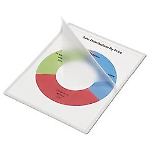 Skilcraft 6412252 Hot Laminating Pouch, LTR, 3mil, 100/BX, Translucent