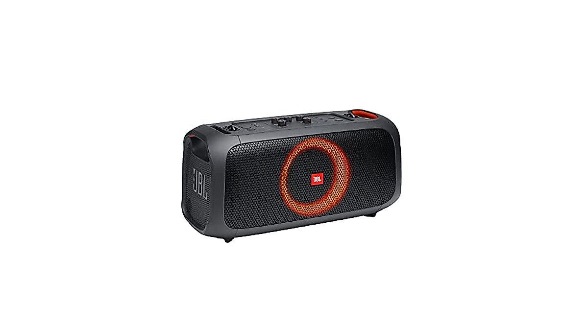 JBL PartyBox On-The-Go Portable Bluetooth Speaker with Lights and 100W ...
