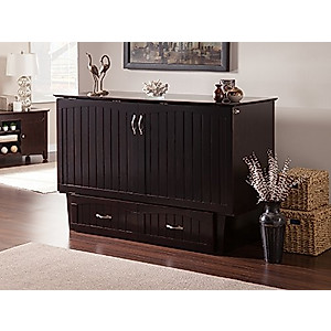 AFI Nantucket Murphy Bed Chest, Queen, Espresso