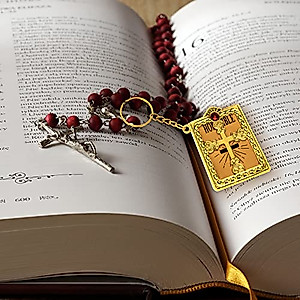 Prasacco 12 Pcs Bible Keychains, Mini Bible Miniature Holy Bible Jesus Keychain Religious Keyrings Gifts