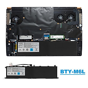 BTY-M6L Laptop Battery Replacement for MSI GS65 Stealth Thin 8SE 8SF 8SG 8RF 9SD 9SE 9SF 9SG PS63 GS60 6QE-054US series for MSI P65 Creator 8RD-021 8SF 9SE series for MSI P75 Creator 9SC 9SE-285ES