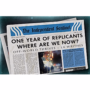 Free League Publishing Blade Runner Roleplaying Game Book for Fantasy Strategy Game, Adults, Family, Teens 16 Years and Up, SciFi RPG, Hardback