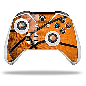 WraptorSkinz Decal Vinyl Skin Wrap compatible with XBOX One S/X Controller - Basketball (CONTROLLER NOT INCLUDED)