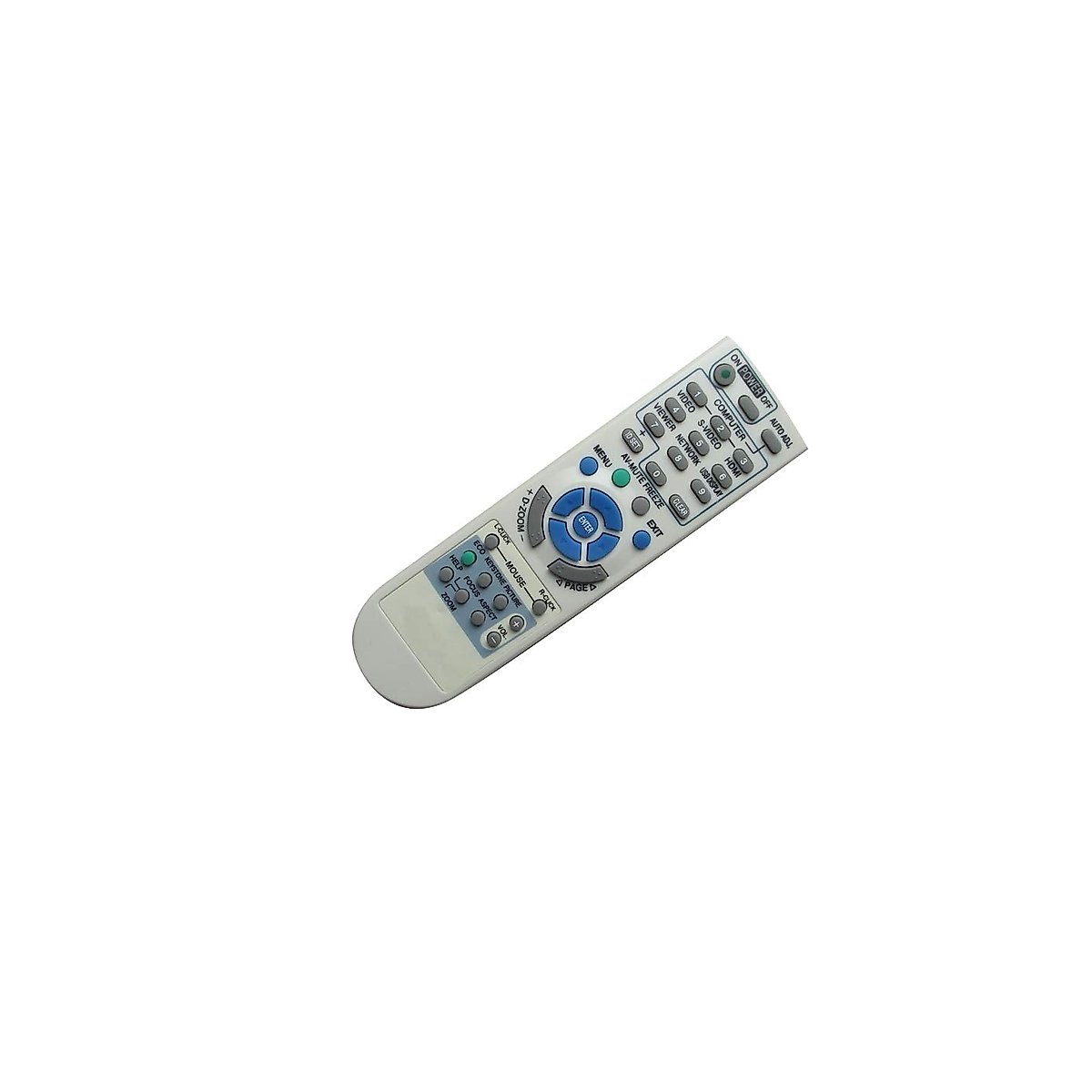 HCDZ Replacement Remote Control for NEC NP-U300X NP-U250X NP-U310W NP-U260W WXGA XGA DLP Projector