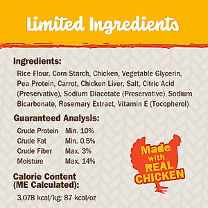 Cadet Chewalicious Chewy 'N Crunchy Braid Dog Treats, Limited Ingredient Rawhide-Free Dog Chews, Long-Lasting Made with Real Chicken, 7 Count (Pack of 1)