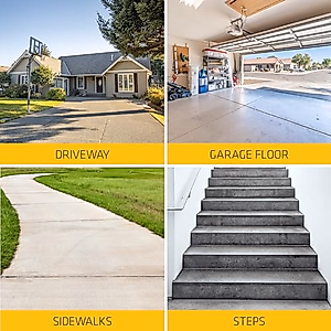 Sikaflex Crack Flex Sealant, Gray, High performance, textured polyurethane sealant, self-leveling, sealant for sealing horizontal cracks, 10,1 fl. Oz