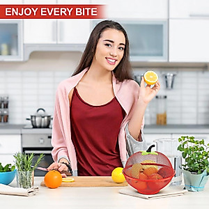 Kovot Apple Shaped Mesh Fruit Basket | Keep Freshness In & Bugs Out