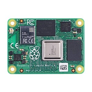 RasTech Pi Compute Module 4 4GB RAM 8GB eMMC (CM4104008) Single Board 64-Bit 1.5GHZ Quad-Core Processor Bluetooth 5.0 Dual-Band WiFi for Networked Ai Core and More