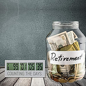 Reusable Countdown Clock for All of The Big Events in Your Life, Wedding Save The Date Countdown, Retirement Countdown Timer, Baby Due Date & Christmas Countdown | up to 999 Day Countdown Timer