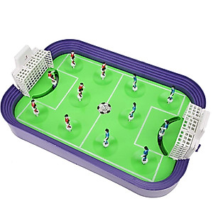 Cosiki Tabletop Football/Soccer Pinball Games,Desk Soccer Board Game, Desk Game Toy Interactive Toy Table Battle Soccer Board Game Desktop Football Shot for Kids to Play for Education
